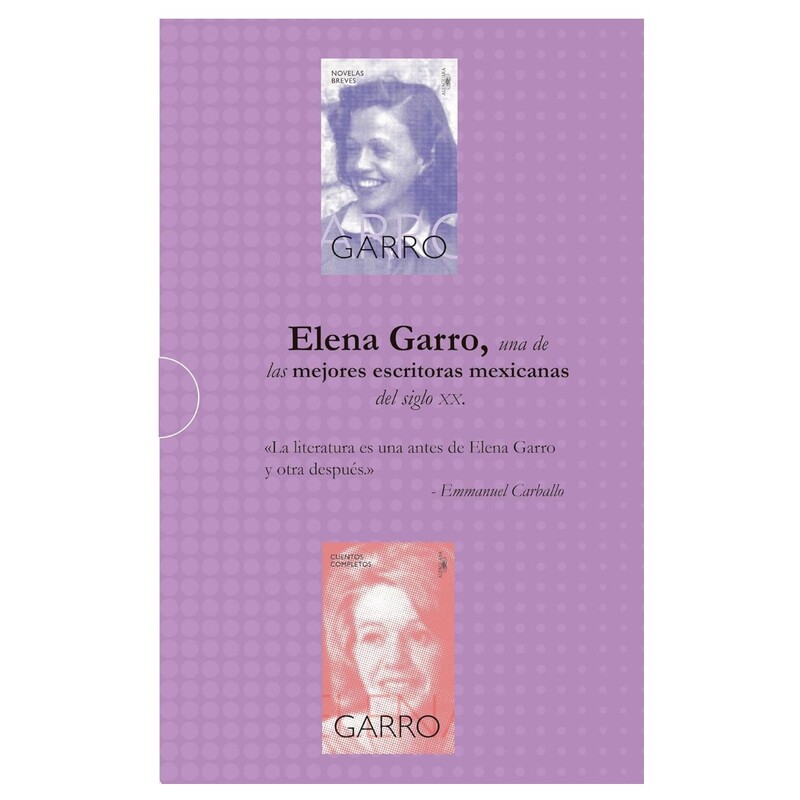 Biblioteca Elena Garro (Estuche con 2 Volúmenes). Novelas breves / Cuentos completos. Garro ...